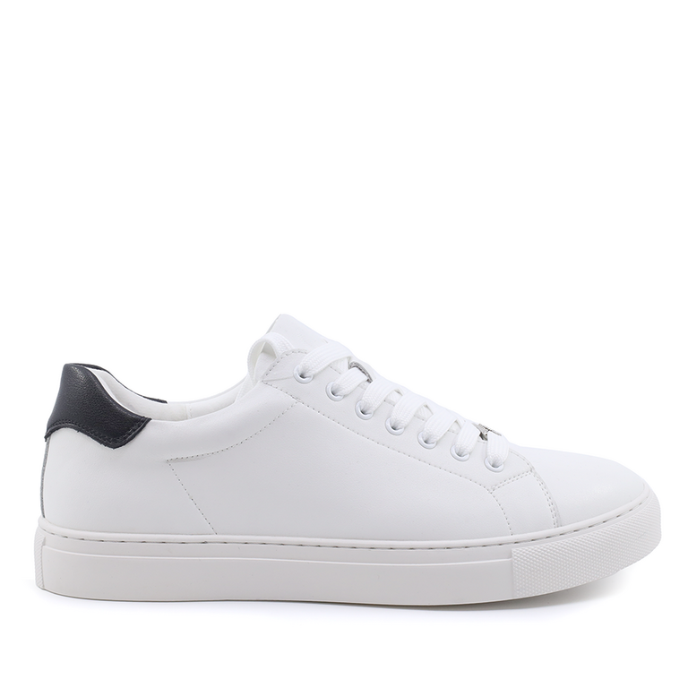 Benvenuti Sneakers bărbați Benvenuti albi din piele 3855BP31800A ...