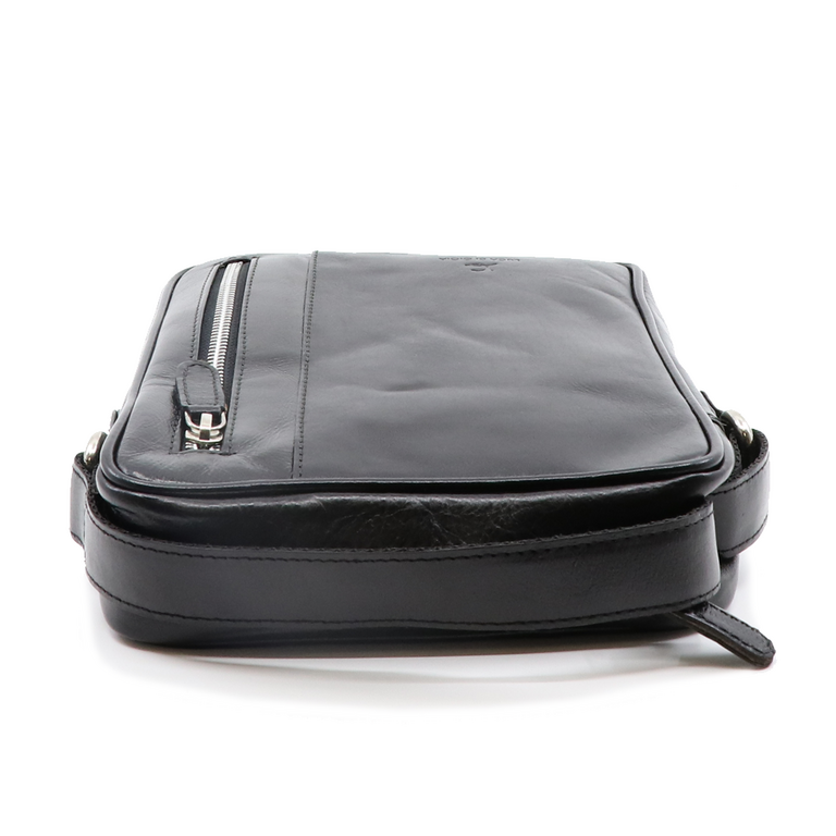Luca di Gioia Geantă crossbody bărbați Luca di Gioia neagră din piele ...