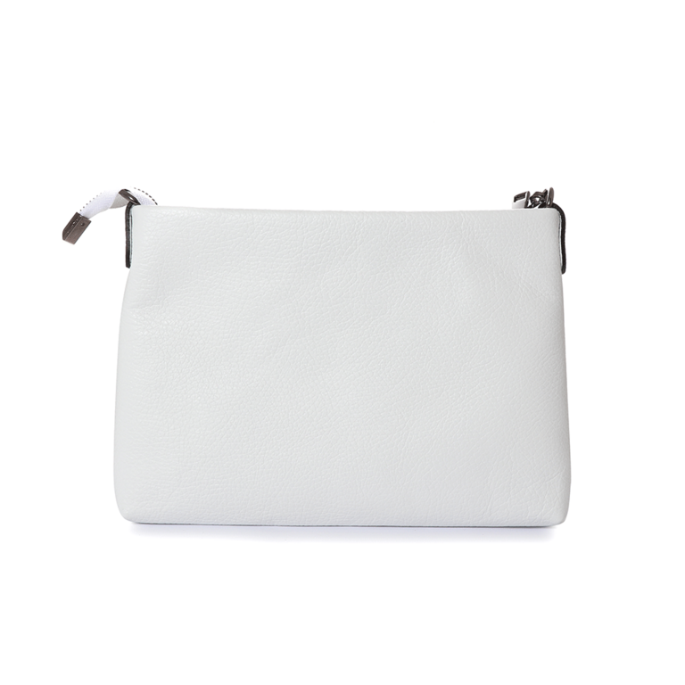 Luca di Gioia Poșetă plic Luca di gioia albă din piele cu lanț ...