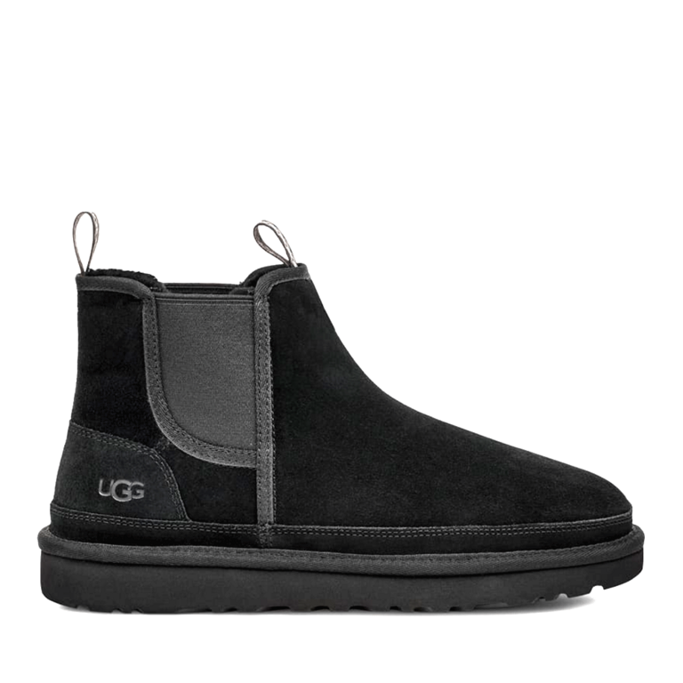 UGG UGG Bottines Chelsea Neumel pour hommes en cuir suédé noir ...