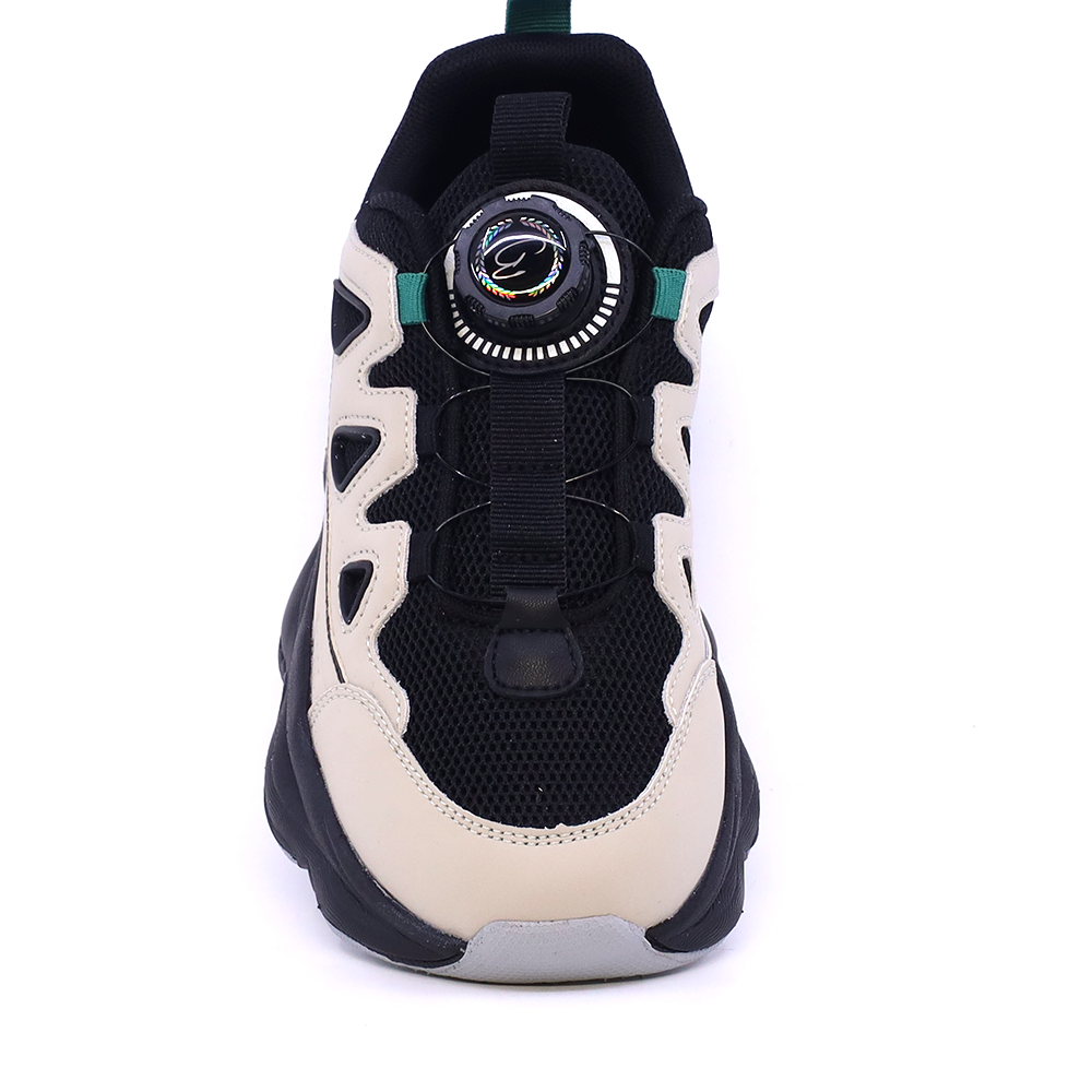 Benvenuti Benvenuti black leather and textile boys' sneakers 3791MP019N ...