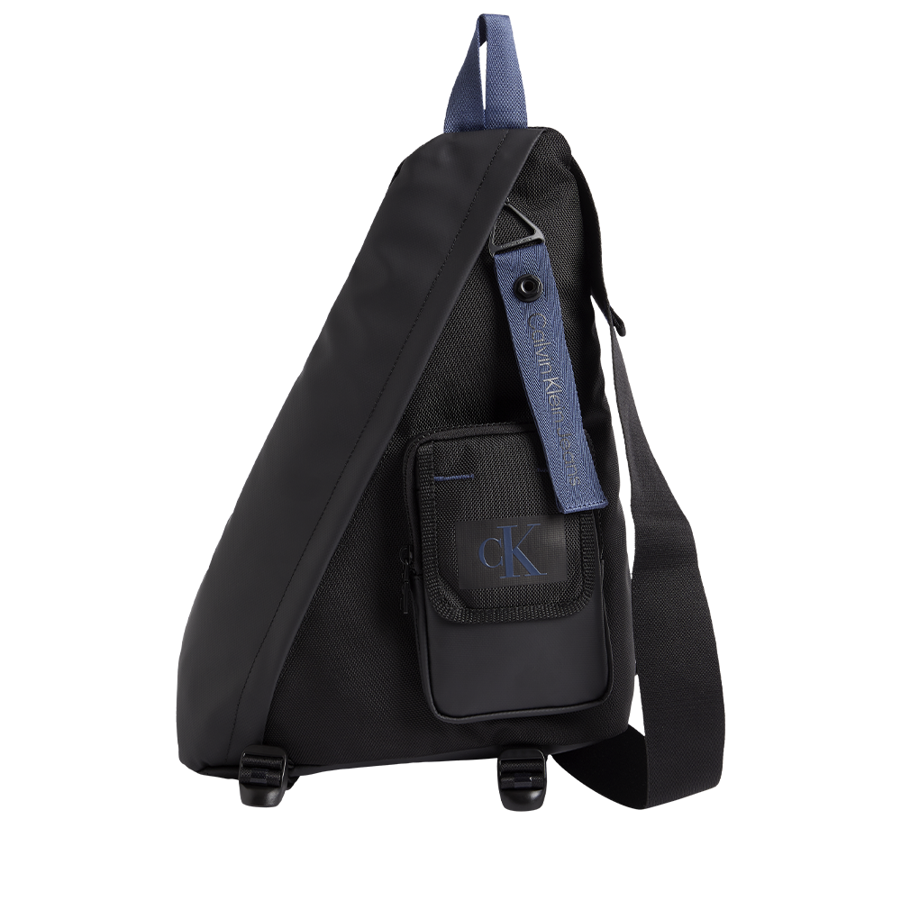 Calvin Klein Calvin Klein men crossback bag in black recycled fabric ...