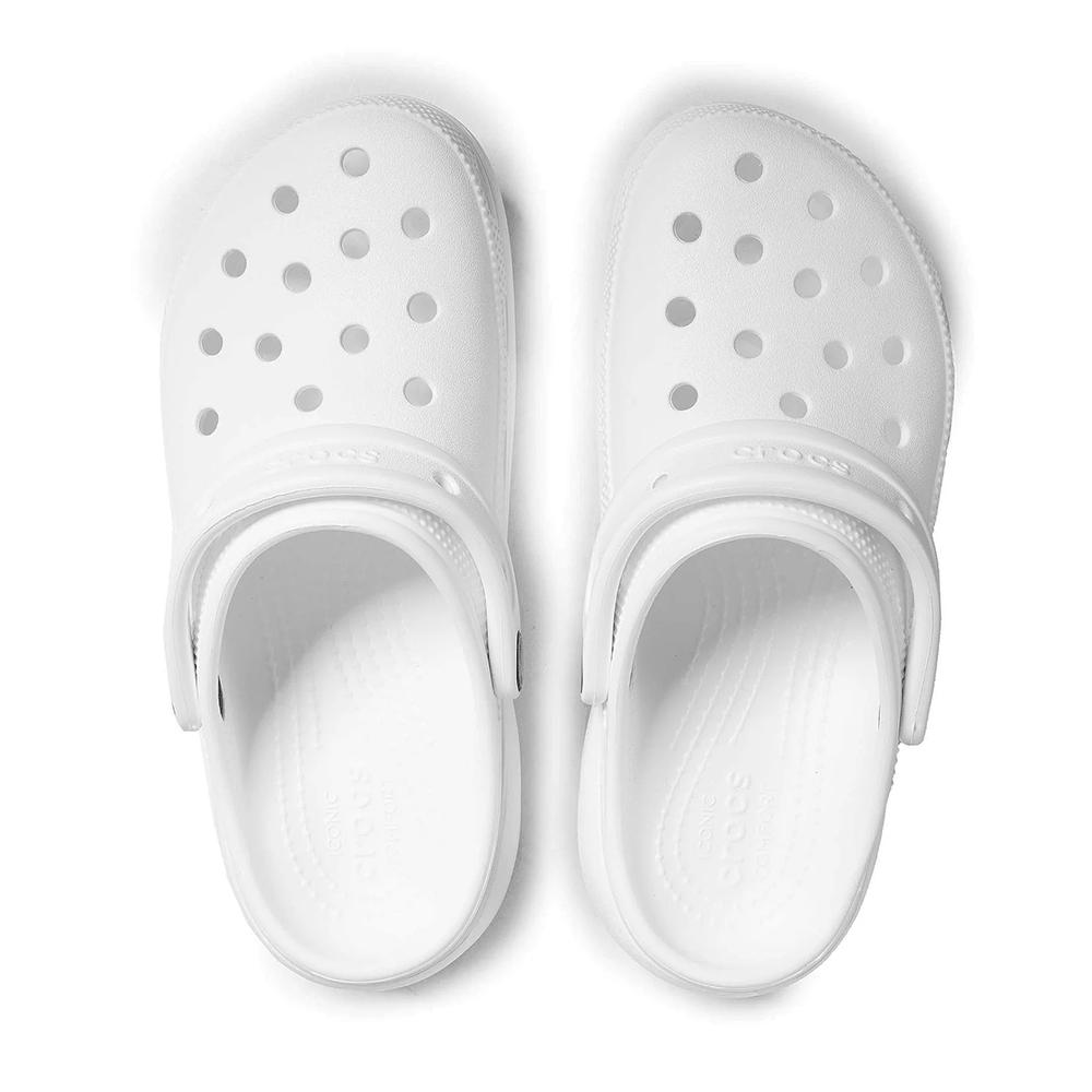 Crocs Saboți femei CROCS Classic Platform Clog W albi 3897DSL206750A ...
