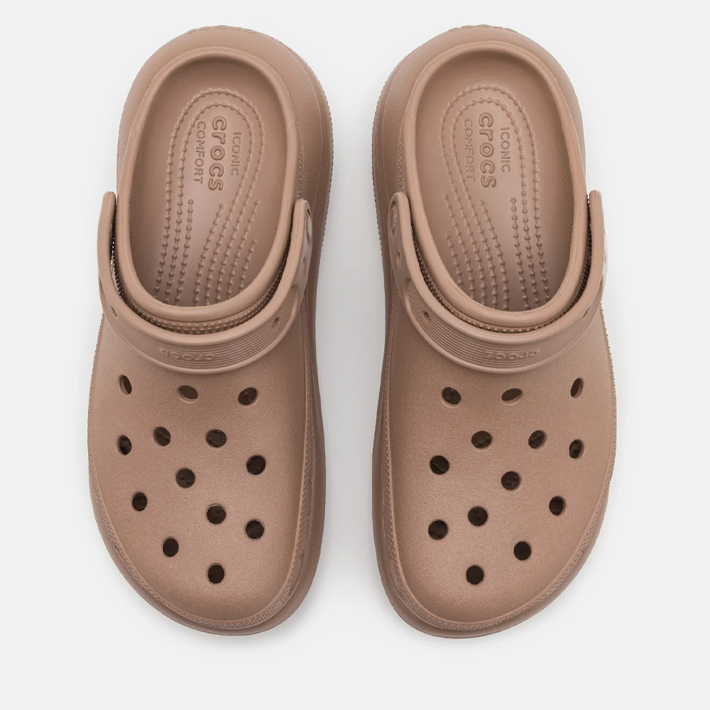 Crocs Saboți femei CROCS Crush Clog maro 3907DSL207521M, crocs femei ...
