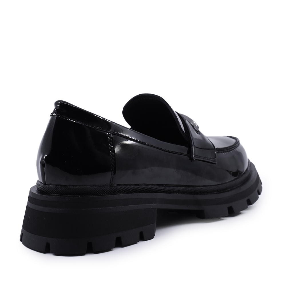 Enzo Bertini Pantofi loafer femei Enzo Bertini negri din piele lăcuită ...