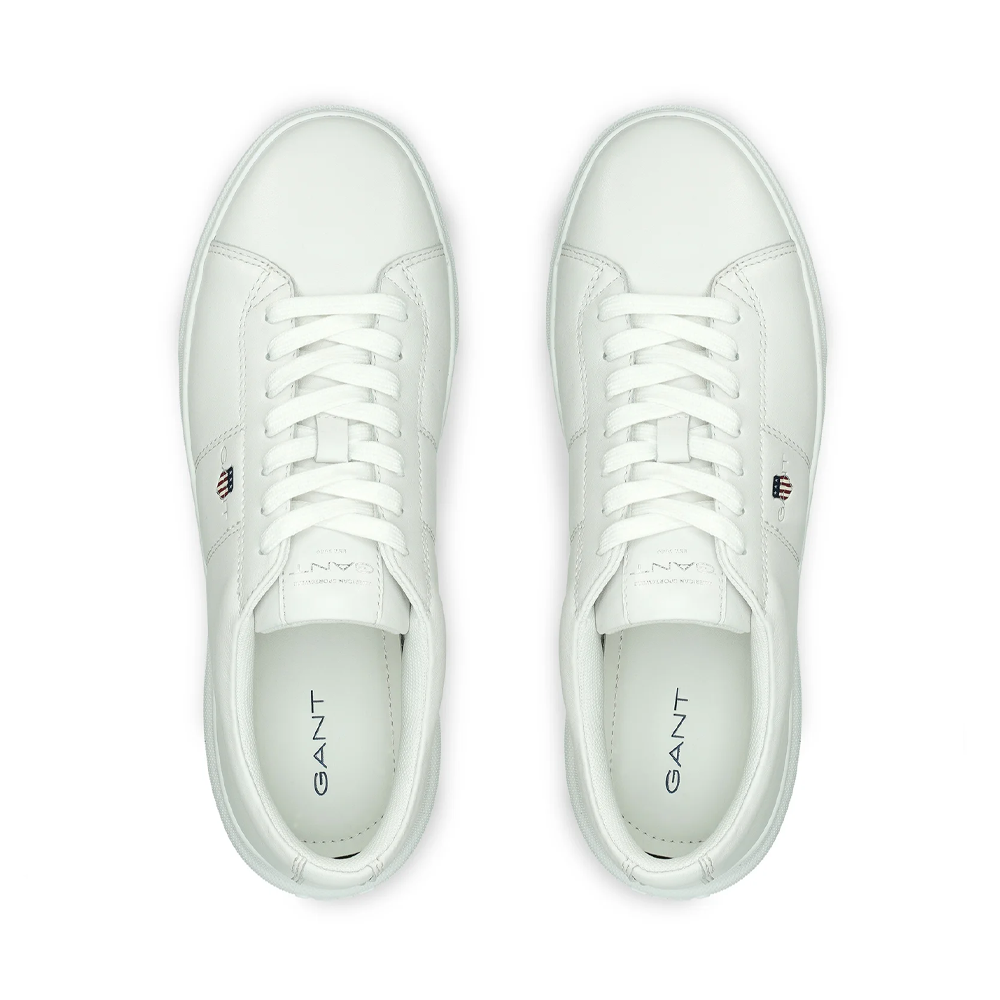 Gant Sneakers bărbați Gant Joree albi din piele 1749BP631874A, pantofi ...