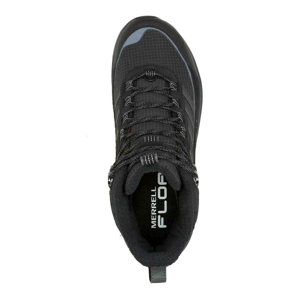 Merrell Ghete waterproof bărbați Merrell Moab Speed 2 negre din piele ...