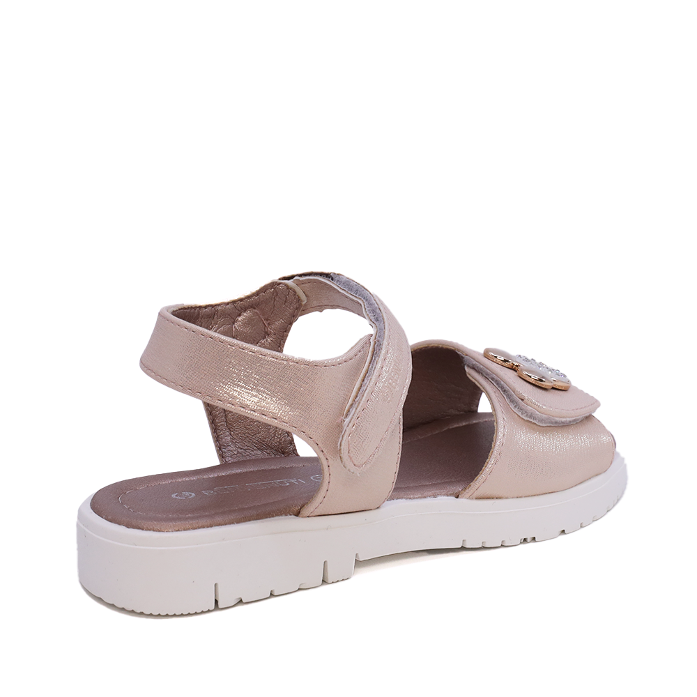 Benvenuti Sandale fetițe Benvenuti roz cu accesoriu decorativ ...