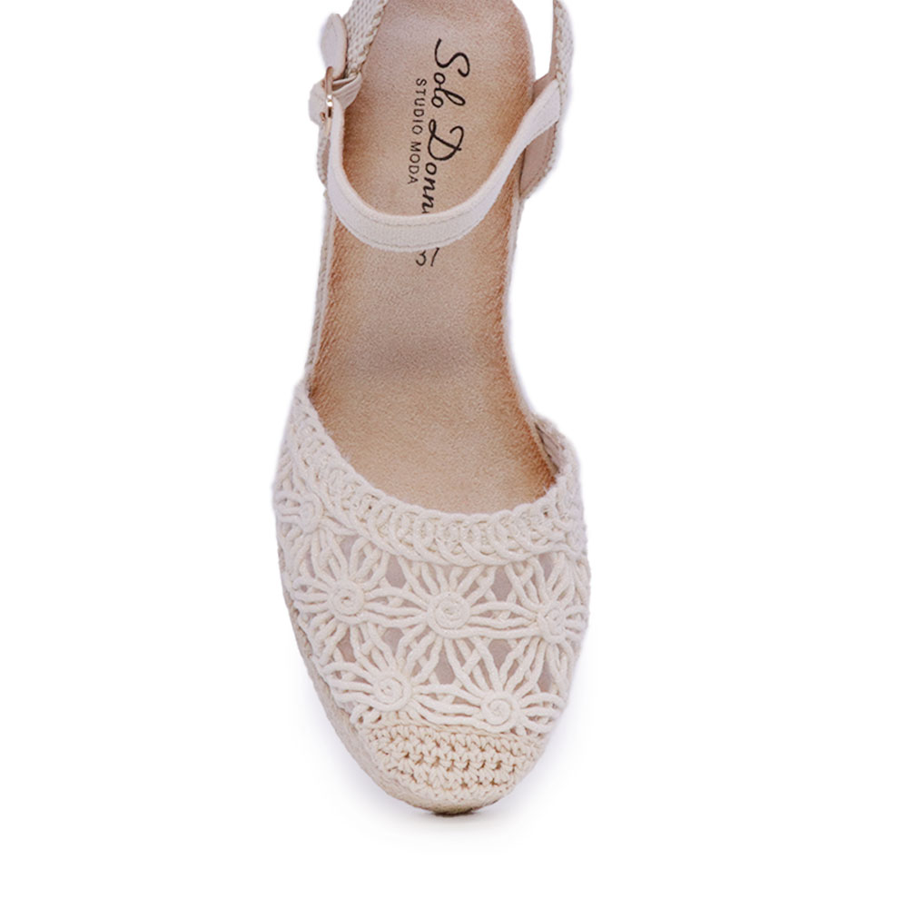 Solo Donna Sandale cu platformă femei Solo Donna bej 2549DS9415BE ...