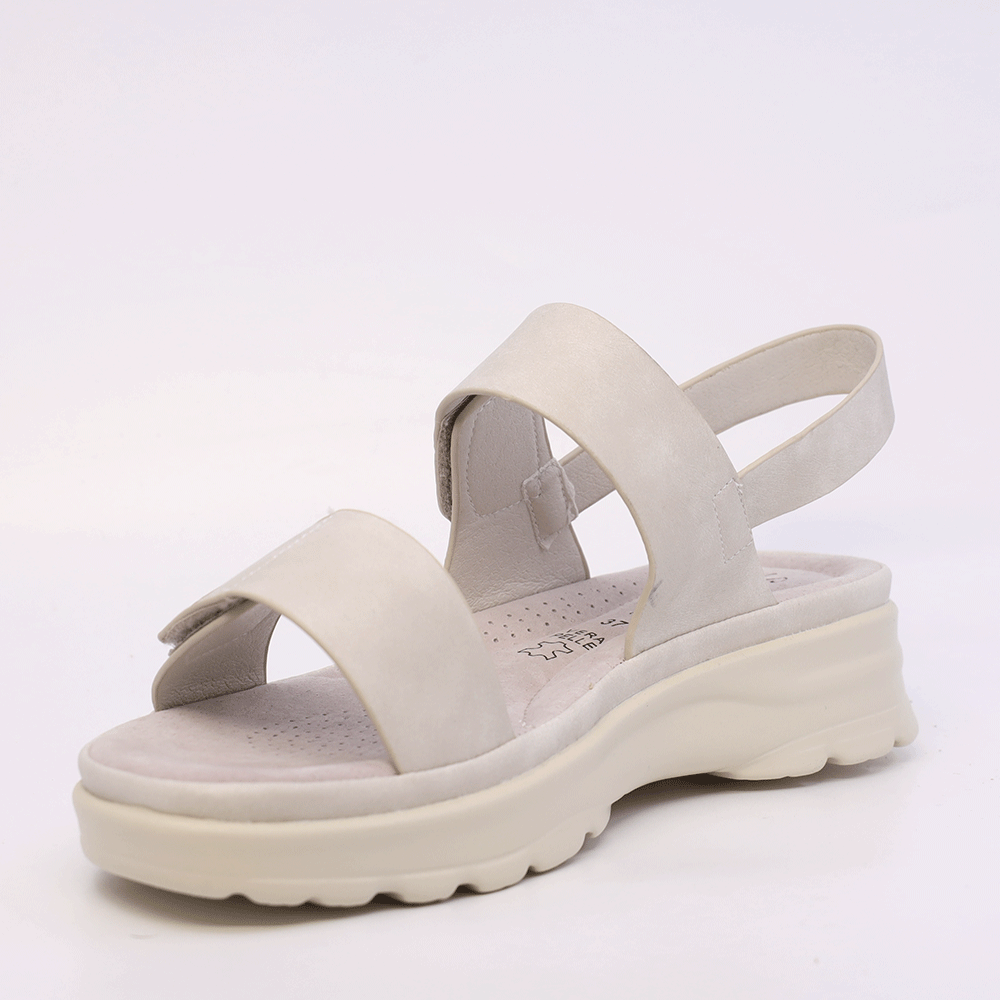 Solo Donna Sandale femei Solo Donna gri deschis 1169DS1740GH, sandale ...