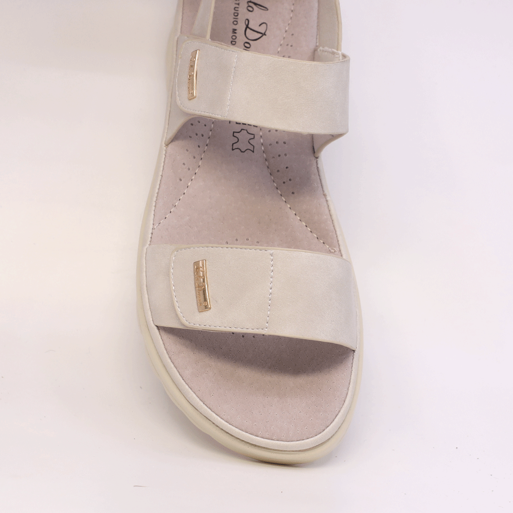 Solo Donna Sandale femei Solo Donna gri deschis 1169DS1740GH, sandale ...