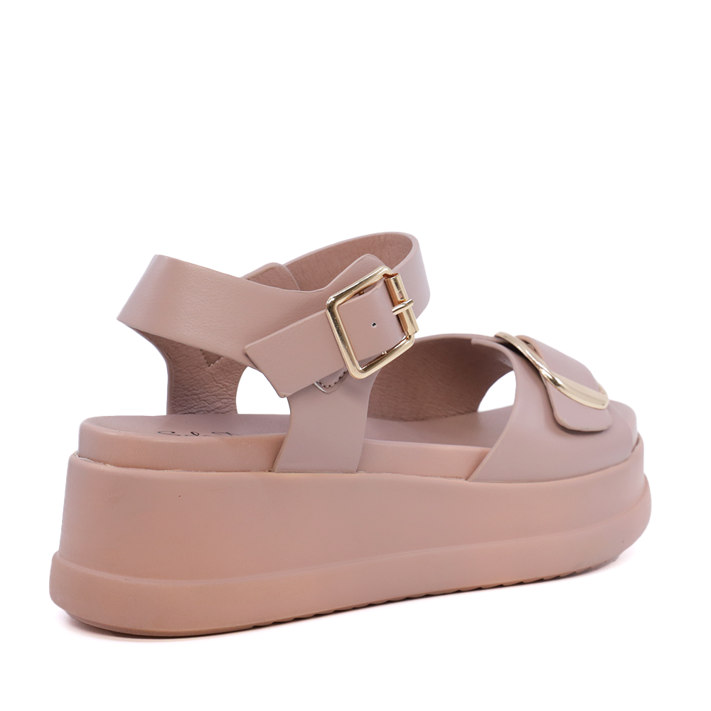 Solo Donna Sandale femei Solo Donna roz din sintetic cu platformă ...