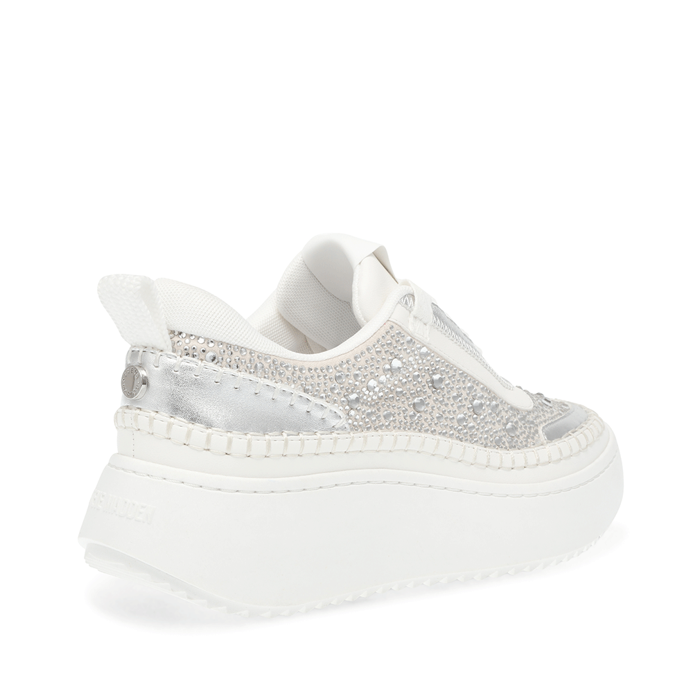 Steve Madden Sneakers femei Steve Madden albi din material sintetic cu ...