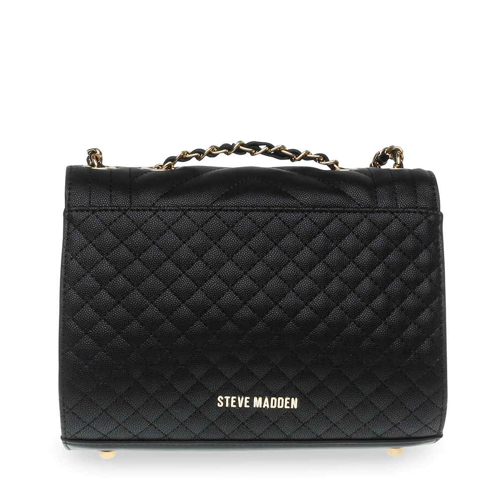 Steve Madden Steve Madden B Cala bag in black faux leather ...