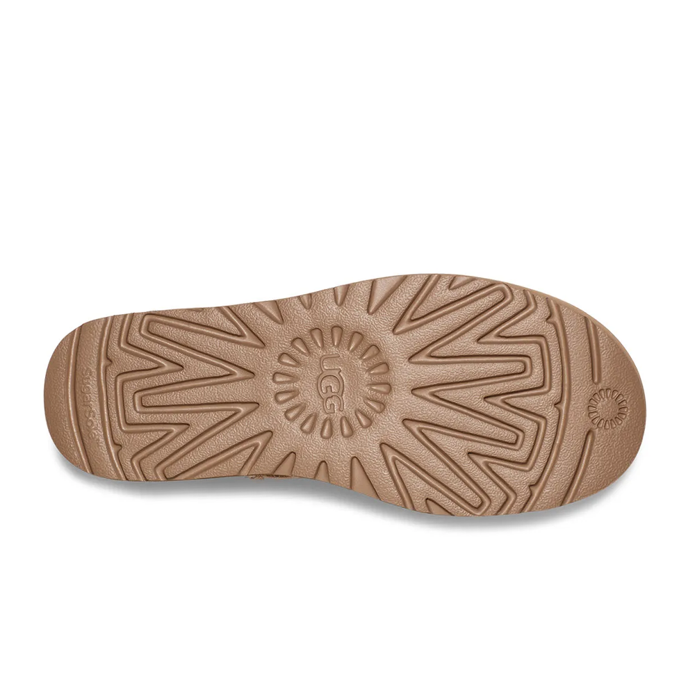 UGG Ghete femei UGG Classic Ultra Mini Platform Sand din piele întoarsă ...